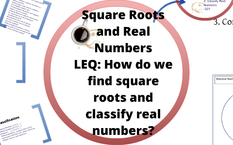 Lesson 2-7: Square Roots and Real Numbers by kendall bartley on Prezi