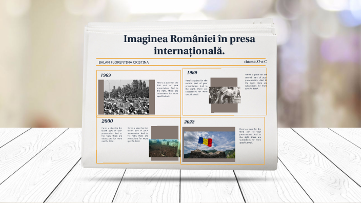Imaginea României în presa internațională. by CRISTINA BALAN on Prezi