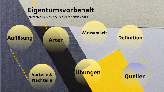 Eigentumsvorbehalt BWL by Fabienne Becker on Prezi