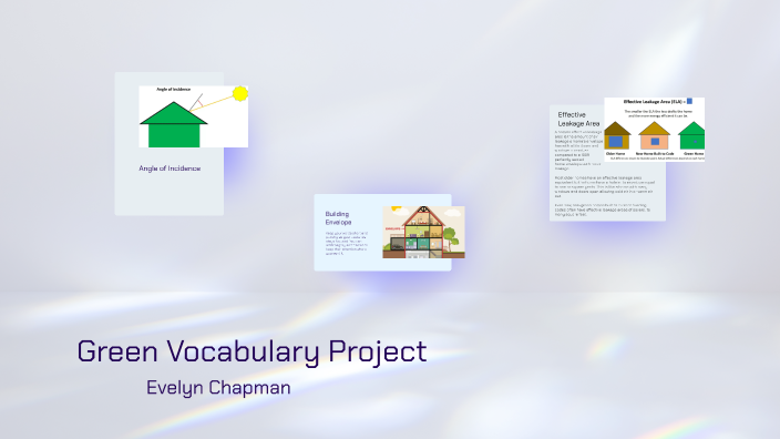 Green Vocabulary Project by evelyn chapman on Prezi