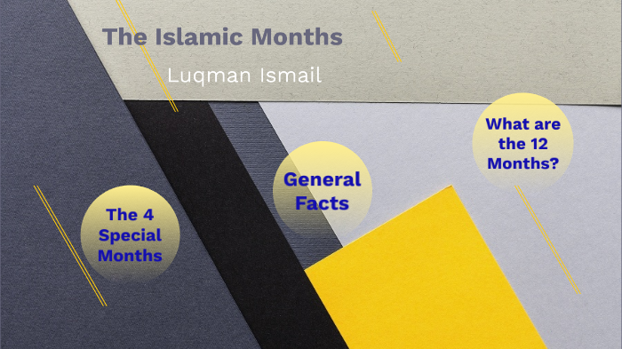 The Islamic Months by Luqman Ismail on Prezi