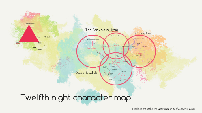 Twelfth Night Character Map by Lillian Hyde on Prezi