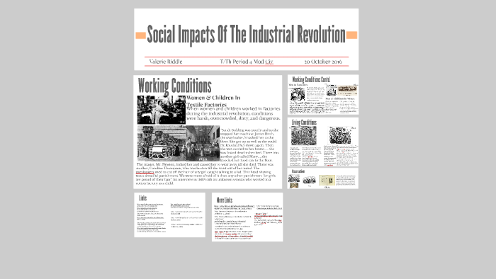 Social Impacts Of The Industrial Revolution Collage by Valerie Riddle ...