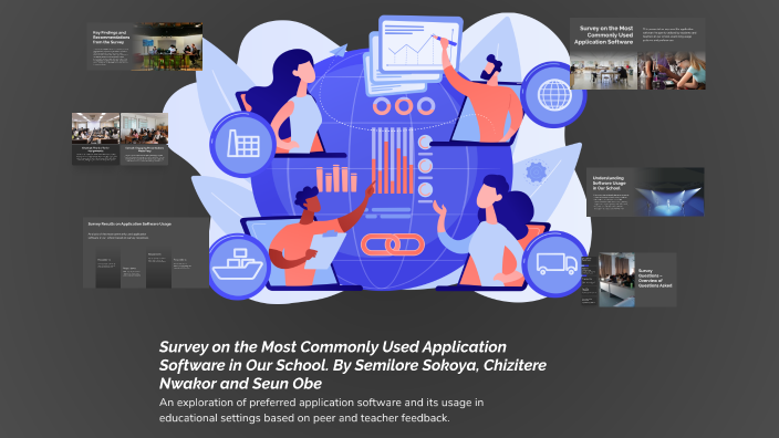 Survey on the Most Commonly Used Application Software in Our School by ...