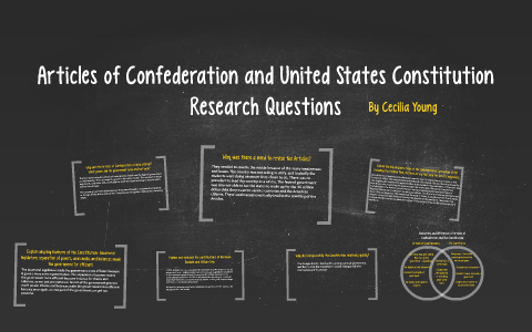 Articles of Confederation and United States Constitution Res by on Prezi