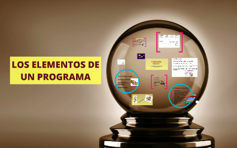 LOS ELEMENTOS DE UN PROGRAMA Y LA PLANEACIÓN by Berenice Ciciliano