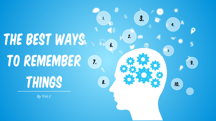 The Best Ways to Remember Things by Trinity Martin on Prezi