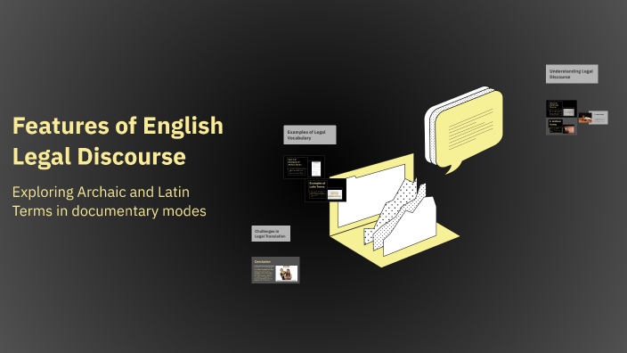 Features of English Legal Discourse by haya sameh on Prezi