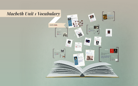 Macbeth Unit 1 Vocabulary by Amelia Kelby on Prezi