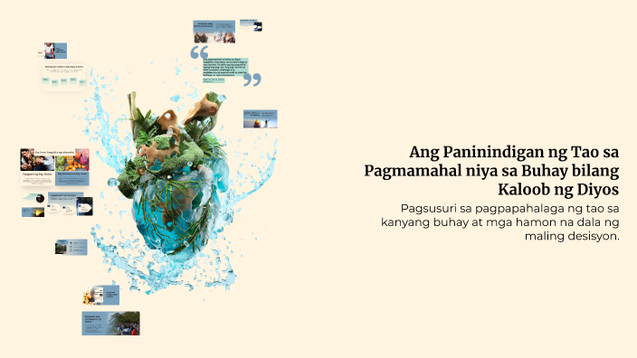 Ang Paninindigan ng Tao sa Pagmamahal niya sa Buhay bilang Kaloob ng ...
