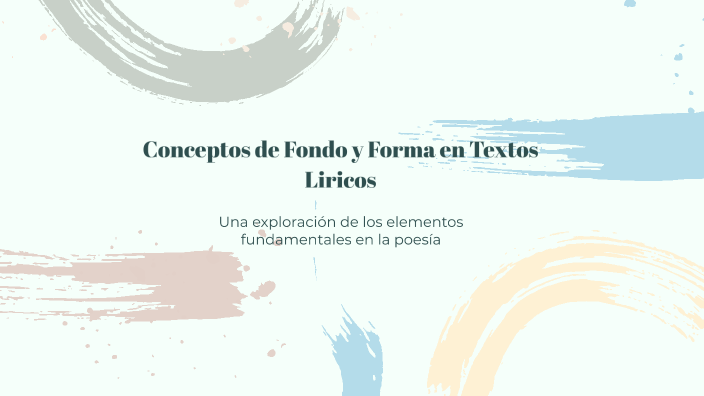 Conceptos de Fondo y Forma en Textos Liricos by MIGUEL ANGEL ORTEGA PIÃ ...