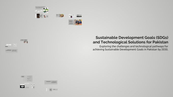 Sustainable Development Goals (SDGs) and Technological Solutions for ...
