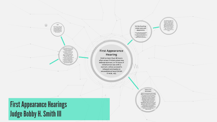 First Appearance Hearings by Megan Kinsey on Prezi