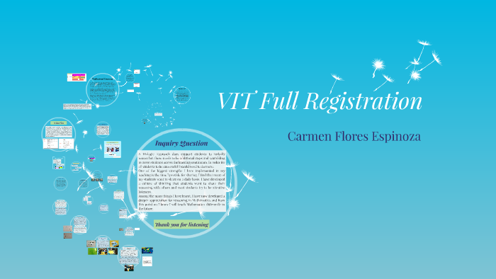 VIT Full Registration by Carmen Flores Espinoza on Prezi