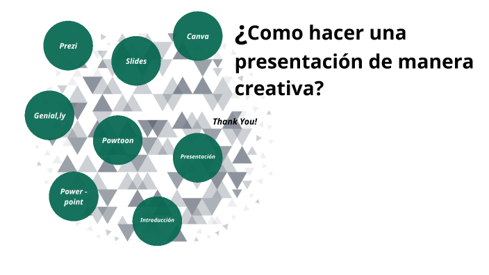 ¿Cómo exponer de forma creativa? by Valeria Moreno on Prezi