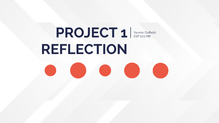 Project 1 ESP Reflection by Yazmin Duffield on Prezi
