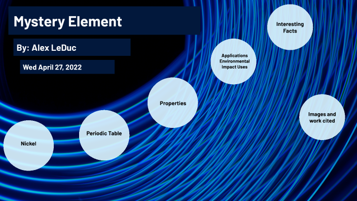 Mystery Element Project by Alexander LeDuc on Prezi