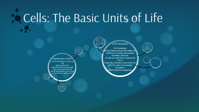 Cells: The Basic Units of Life by on Prezi