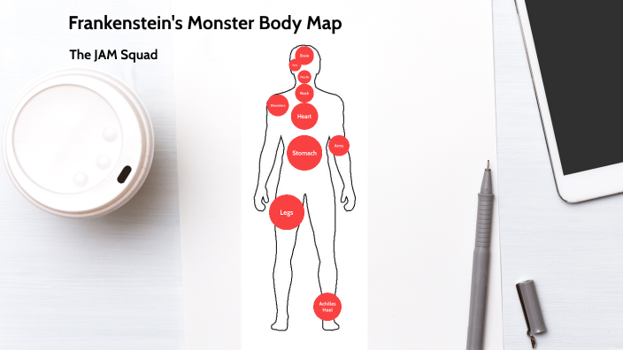 Frankenstein Character Body Map by Murphy King on Prezi