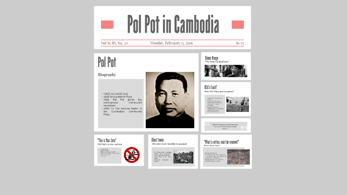 Pol Pot in Cambodia (1975-1979) by Tobias Simonini on Prezi
