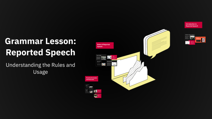 Grammar Lesson: Reported Speech by Octaviana Motoc on Prezi