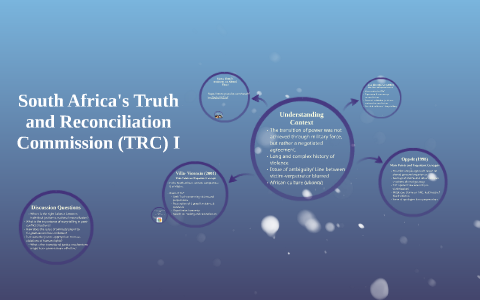 South Africa's Truth and Reconciliation Commission (TRC) I by Sarah ...