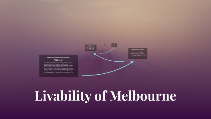 Livability of Melbourne by Jarrod Bibby on Prezi
