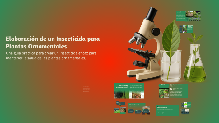 Elaboración de un Insecticida para Plantas Ornamentales by alexander ...
