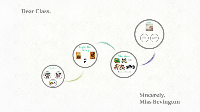 Dear Class by Jennifer Bevington on Prezi