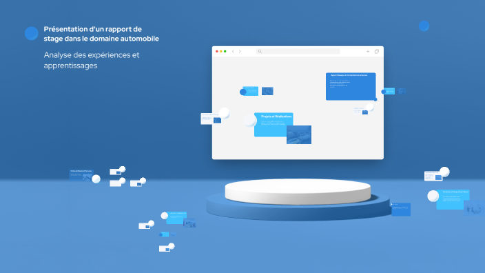 Présentation d'un rapport de stage dans le domaine automobile by ...