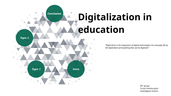 digitalization in education by simplelife on Prezi