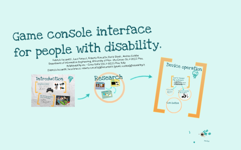 Game console interface for people with disability. by Chindanai Lasopa ...