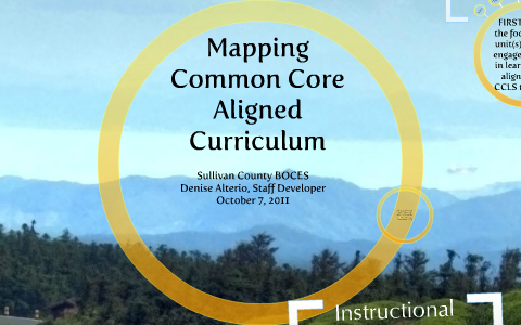 Mapping Common Core Aligned Curriculum by Denise Alterio on Prezi