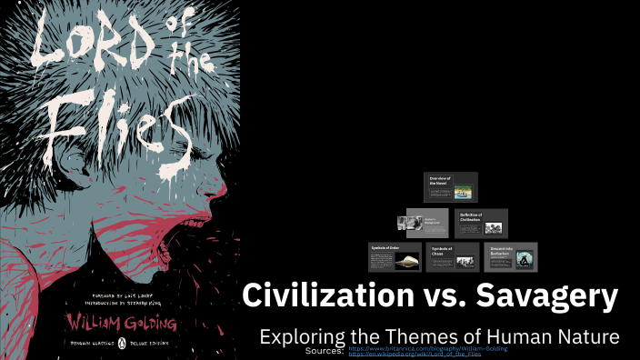 civilization versus savagery in the book "Lord of the Flies" by brandon ...