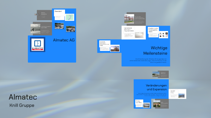 Die Geschichte der Almatec AG by Milos Mitic on Prezi
