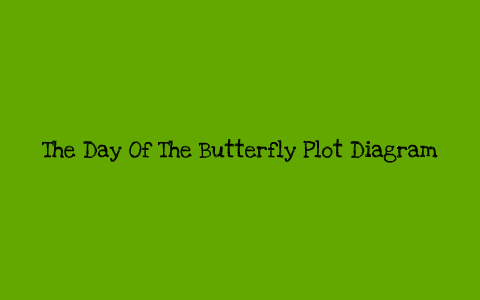 The Day Of The Butterfly Plot Diagram by Jerome Parrack