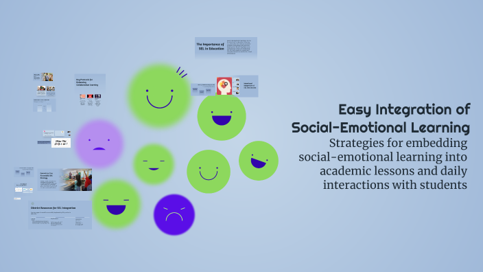 Integrating Social-Emotional Learning (SEL) into Academic and Daily ...