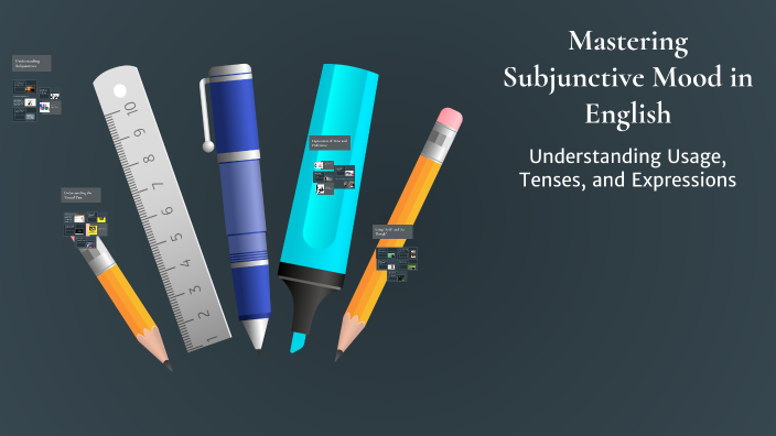 Mastering Subjunctive Mood in English by Inés VILLAMIL on Prezi
