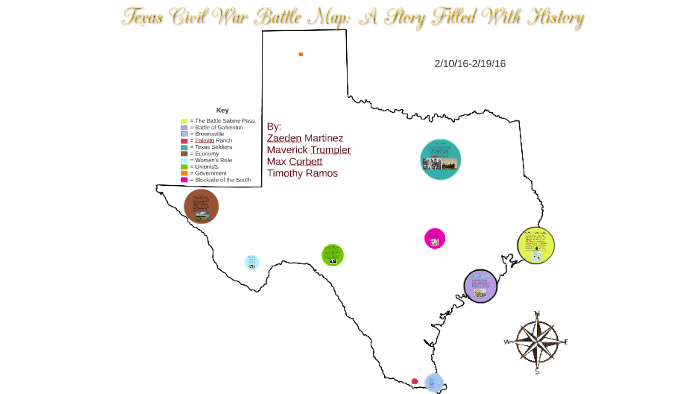 Texas Civil War Battle Map: A Story FIlled With History by Timothy ...