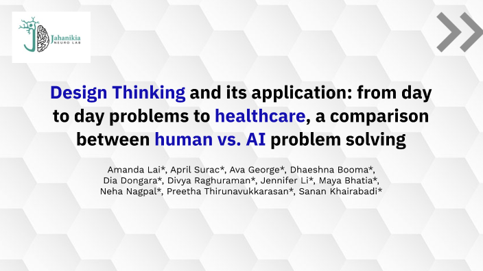 Design Thinking + LLM Presentation by Jennifer Li on Prezi