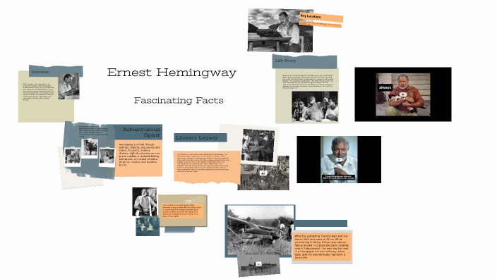 Ernest Hemingway by gulika chan on Prezi