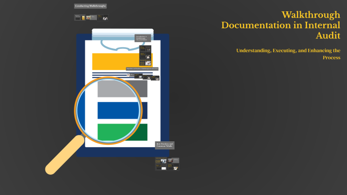 Walkthrough Documentation in Internal Audit by Gretalyn Barretto on Prezi