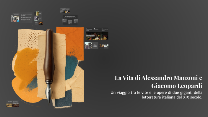 La Vita di Alessandro Manzoni e Giacomo Leopardi by Mario Falanga on Prezi