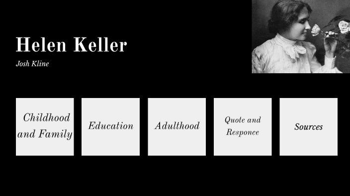 Helen Keller Project by Joshua Kline on Prezi