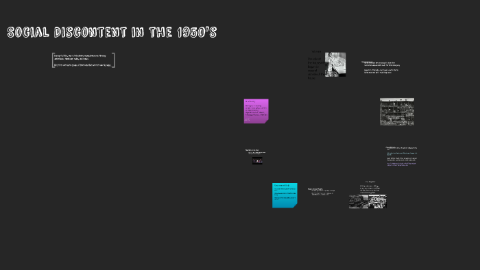 Discontent in 1950s' by Felix Banks on Prezi