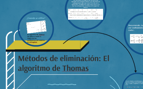 Métodos de eliminación: El algoritmo de Thomas by rosa luz Martinez ...