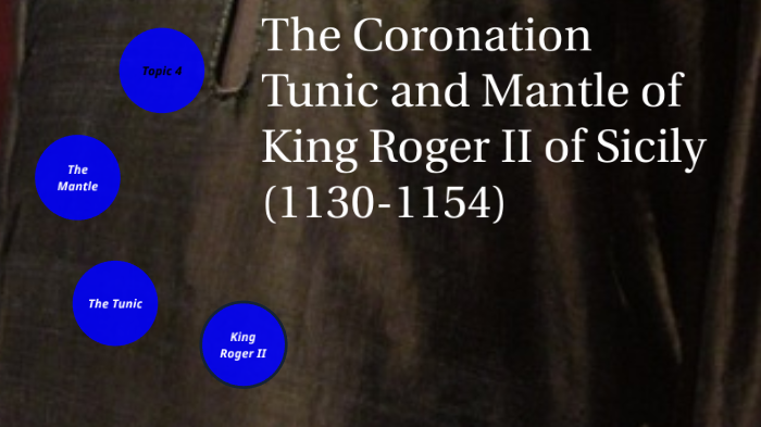 Coronation Tunic and Mantle of King Roger II of Sicily (1130-1154) by ...