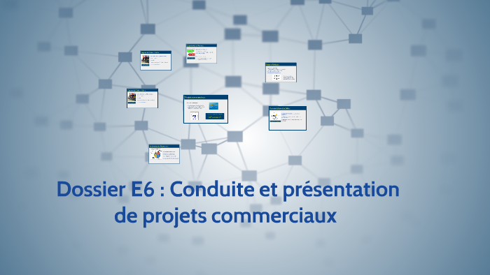 Dossier E6 : Conduite et présentation de projets commerciaux by Charles ...