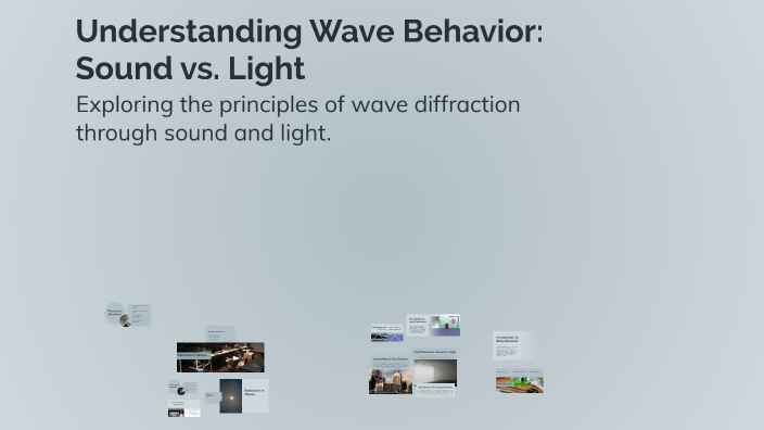 Understanding Wave Behavior: Sound vs. Light by Malika Bell on Prezi