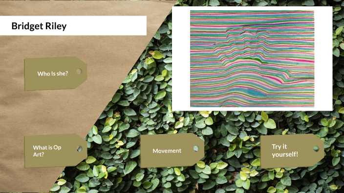 Bridget Riley by Haylee Liebl on Prezi